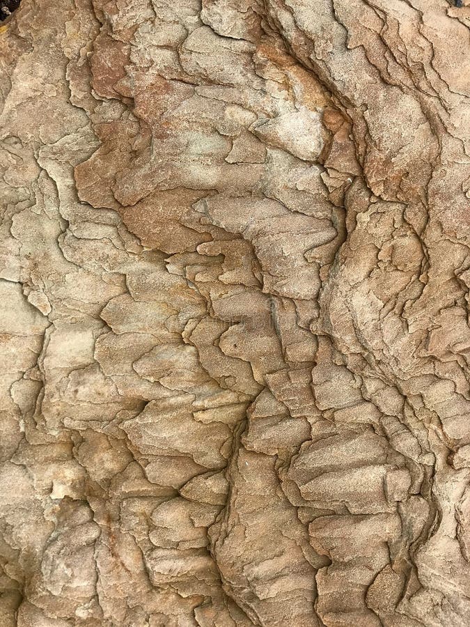 Erosion Patterns on Large Sandstone Rock Stock Photo - Image of ...