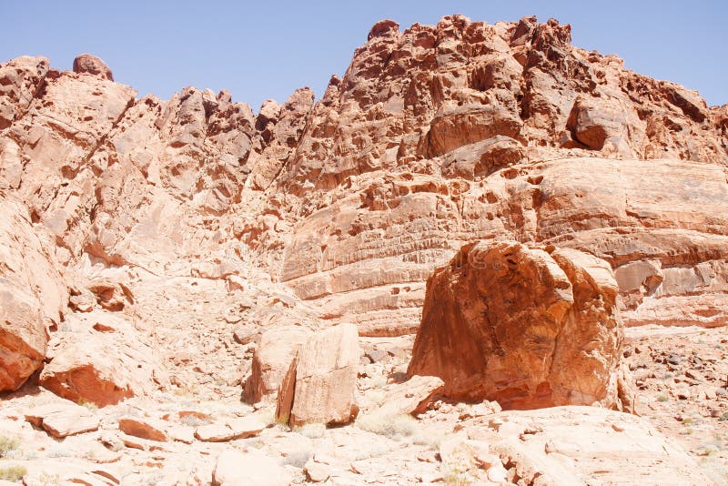 Erosion in Red Rock Hills stock photo. Image of stone - 25627322