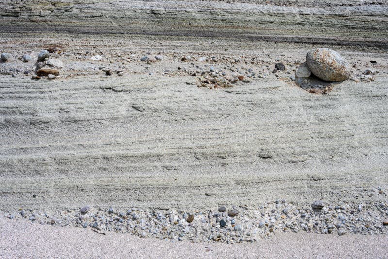 Erosion in Sandstone Rock Cliff, Patterns and Textures in Nature As a ...