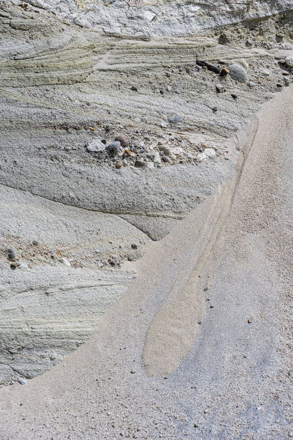 Erosion in Sandstone Rock Cliff, Patterns and Textures in Nature As a ...