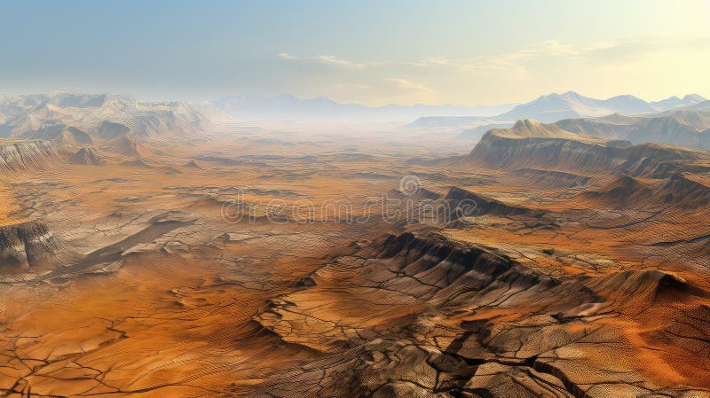 Erosion Tectonic Plateau Landscape Stock Image - Image of vegetation ...