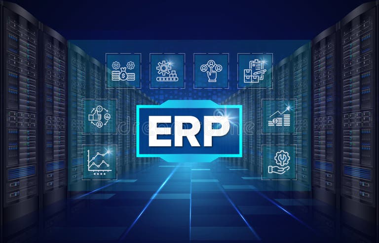 Enterprise Resource Planning (ERP) Cloud Server System Software ...