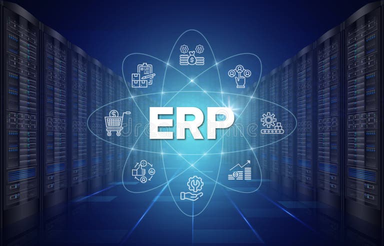 Enterprise Resource Planning (ERP) Cloud Server System Software ...