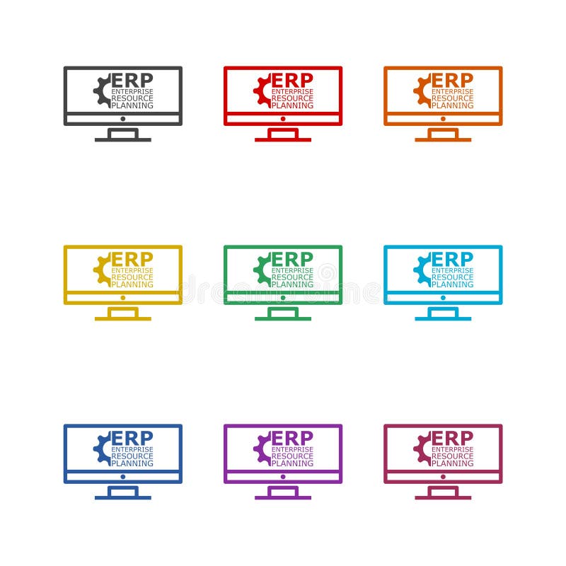 Erp Icon Enterprise Resource Planning Erp Process Stock Illustrations ... Erp Icon Enterprise Resource Planning Erp Process Stock Illustrations ...