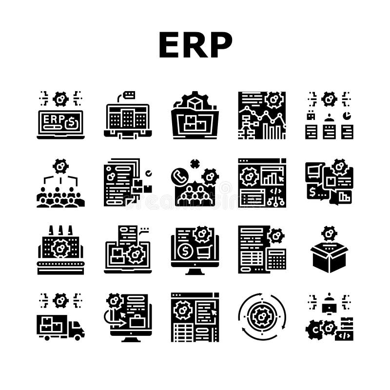 Erp Icons Stock Illustrations – 167 Erp Icons Stock Illustrations ...