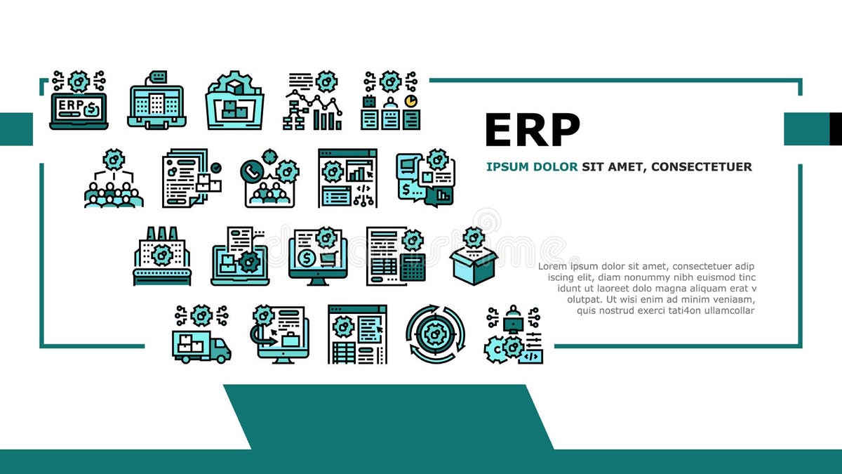 Digital Erp Banner Stock Illustrations – 190 Digital Erp Banner Stock ...