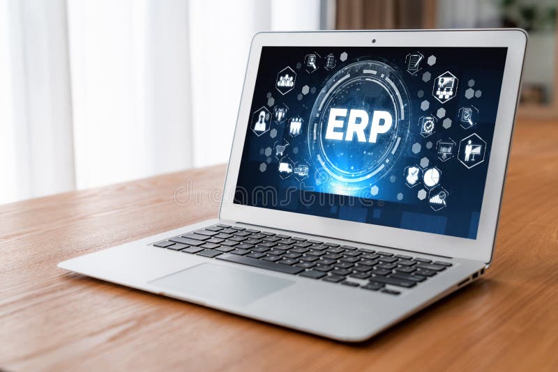 ERP Enterprise Resource Planning Software for Modish Business Stock ...