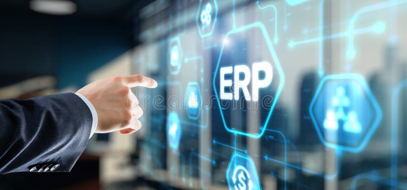 ERP. Enterprise Resource Planning Stock Illustration - Illustration of plan, planning: 402350001