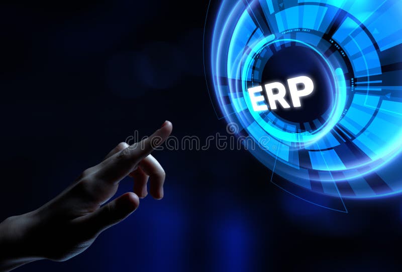 ERP Enterprise Resources Planning Software System Business Process ...