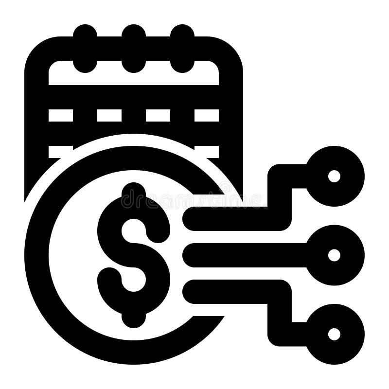 ERP Payroll Outline Icon stock vector. Illustration of mobile - 360562964