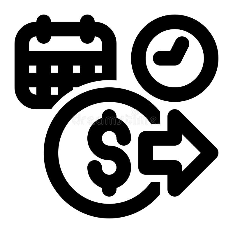 Expense Tracking, Tracking Expenses Outline Icon Stock Vector ...
