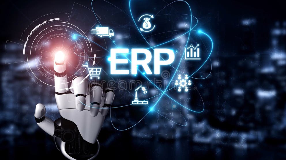 ERP System Dashboard for Enterprise Resource Planning and Business ...
