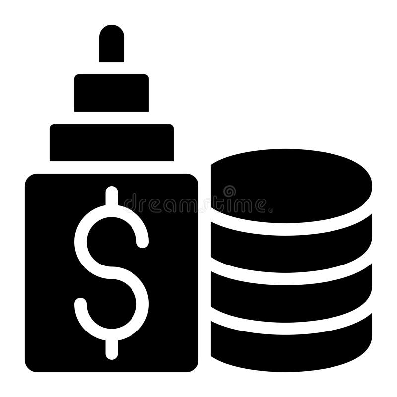ERP Database, Enterprise Database Glyph Solid Icon Stock Vector ...