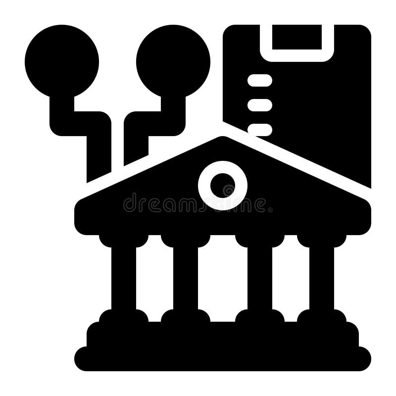 Government Resource Planning, GRP Glyph Solid Icon Stock Vector ...
