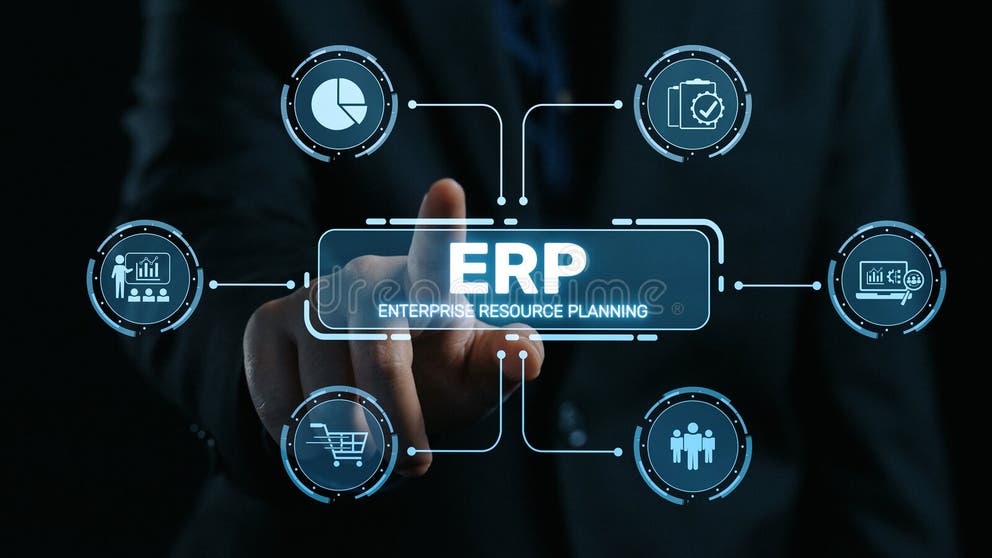 ERP System Dashboard for Enterprise Resource Planning and Business ...