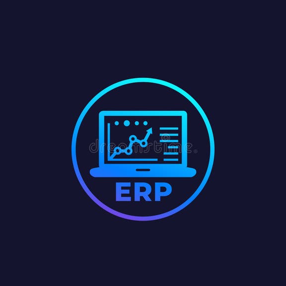 ERP System Software, Vector Stock Vector - Illustration of analytics ...