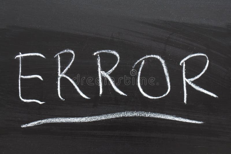 Error stock image. Image of black, phrase, concept, negative - 25623495