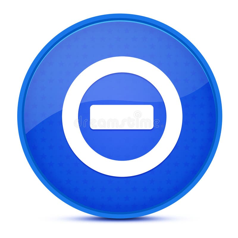 ERROR Aesthetic Glossy Blue Round Button Abstract Stock Illustration ...