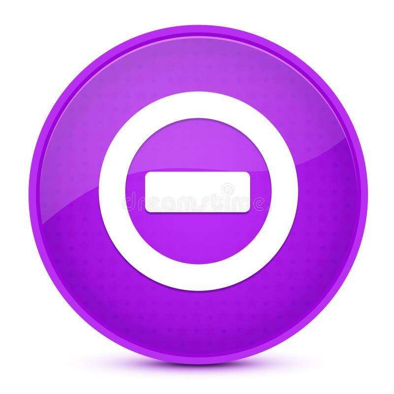ERROR Aesthetic Glossy Purple Round Button Abstract Stock Illustration ...