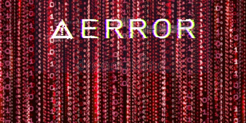 Error Binary Code Computer Virus Binary Data Computer Hacking Digital Binary Information Screen