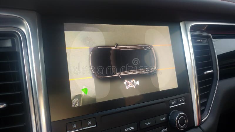 Error and Breakage of the Camera in the Car. Camera Failure Indicator ...