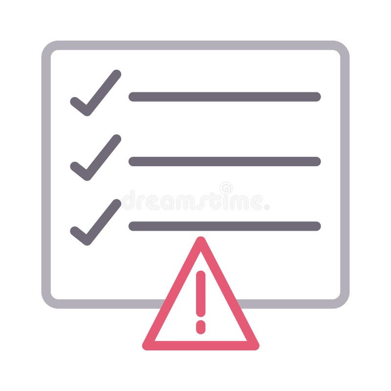 Vector Checklist Red Pen Stock Illustrations – 474 Vector Checklist Red ...