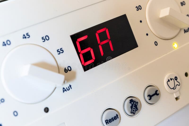 Heating error stock image. Image of code, substitute - 380475967