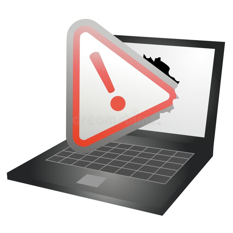 Error computer stock vector. Illustration of repair, vector - 21404528