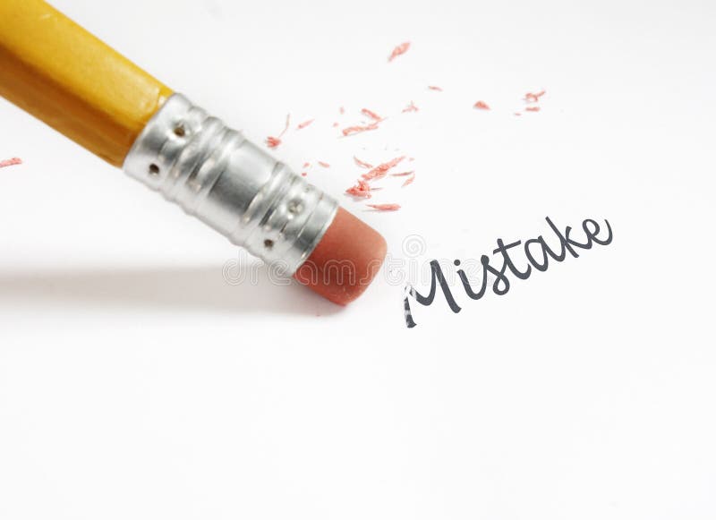 Correct mistakes stock photo. Image of repaire, erase - 43322484