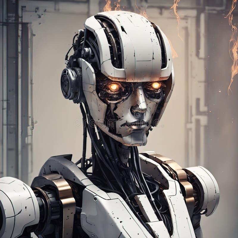 Error Data, Chronicles by a Burnt Out Robot Stock Illustration ...