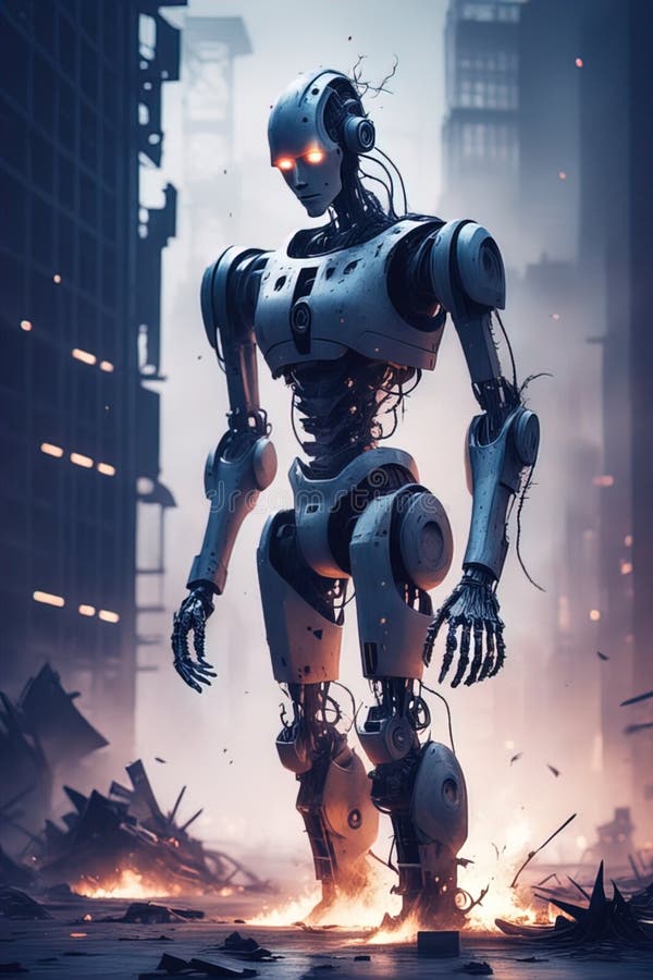 Error Data, Chronicles by a Burnt Out Robot Stock Illustration ...