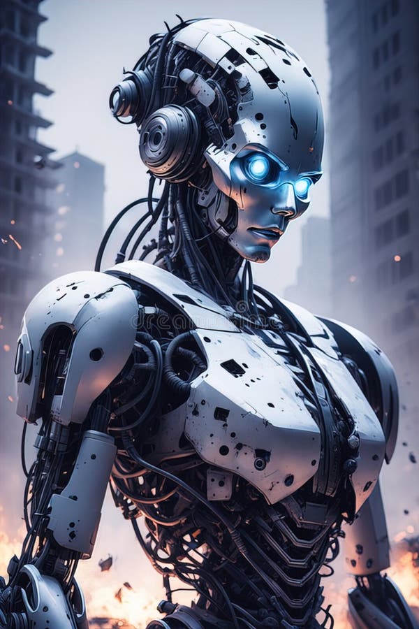 Error Data, Chronicles by a Burnt Out Robot Stock Illustration ...