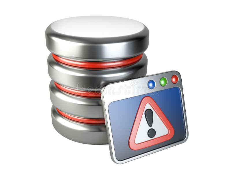 Database storage concept stock illustration. Illustration of object ...
