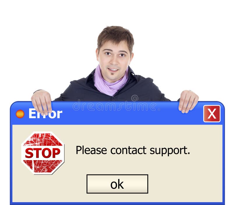 Error de Windows imagen de archivo. Imagen de pantalla - 23509821