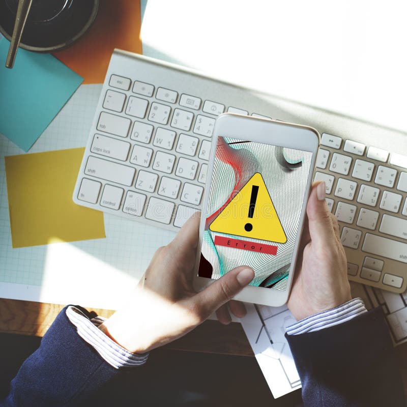 Error Disconnect Warning Failure AbEnd Concept Stock Image - Image of ...