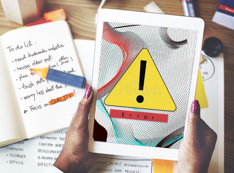 Error Disconnect Warning Failure Concept Stock Photo - Image of ...