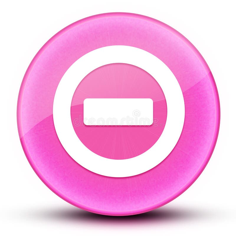 Alarm Eyeball Glossy Elegant Pink Round Button Abstract Stock ...