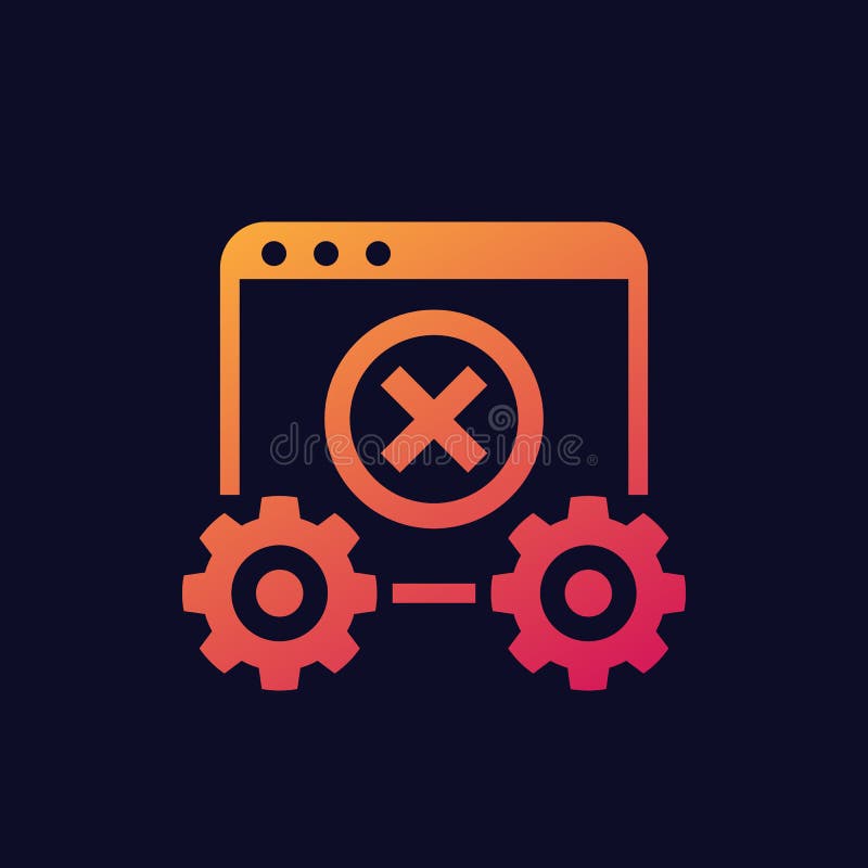 Failure Icon Stock Illustrations – 38,077 Failure Icon Stock ...