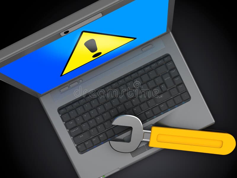 Computer service stock illustration. Illustration of copy - 15967534