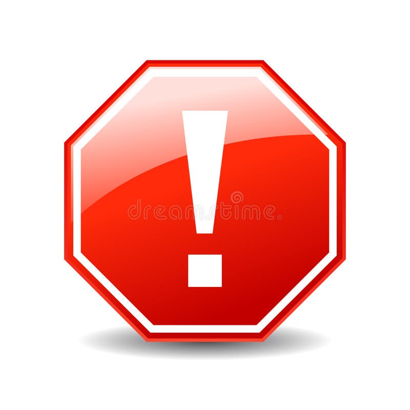 Error icon stock illustration. Illustration of diamond - 16125237