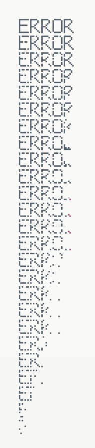 Error Message Collapse in 8-bit Style. Error Sing. Stock Vector ...