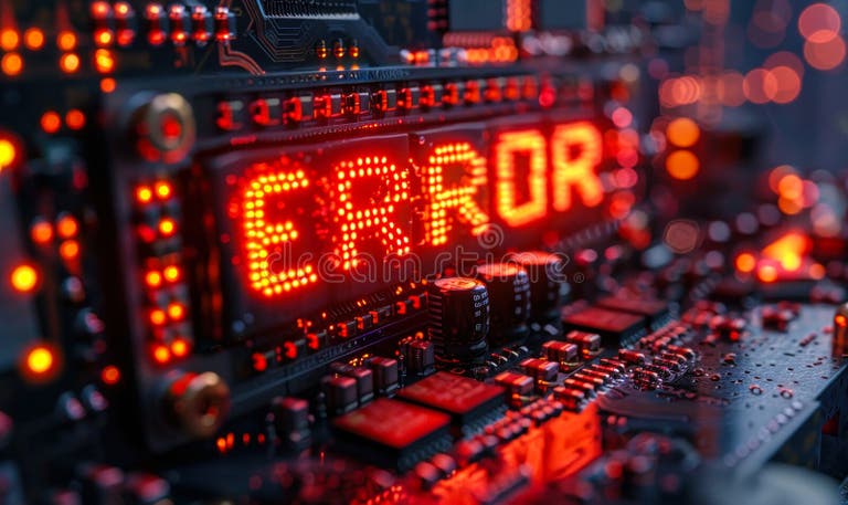 Error Message Displayed Due To Technical Difficulties In Processing Visual Data Indicating A