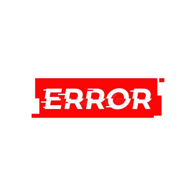 Error Logo Stock Illustrations – 9,272 Error Logo Stock Illustrations ...