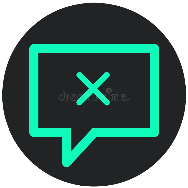 Error Message Icon or Unsent Message Stock Vector - Illustration of ...