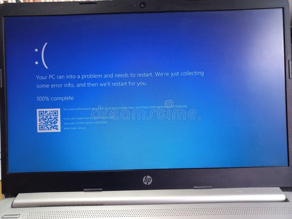 Error Message Popped Up in Windows Editorial Stock Photo - Image of ...