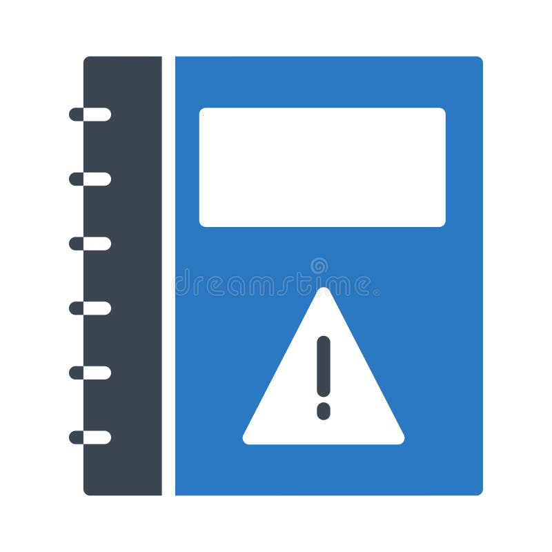 Notebook Error Icon. Symbol of Computer Browser Failure Stock Vector ...