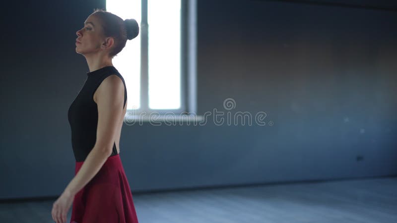 Error when Performing a Complex Movement. a Ballerina Approaches the ...