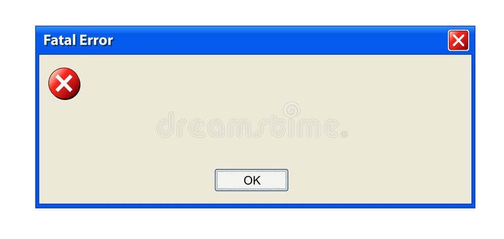 Error pop up window stock vector. Illustration of corrupt - 29777956