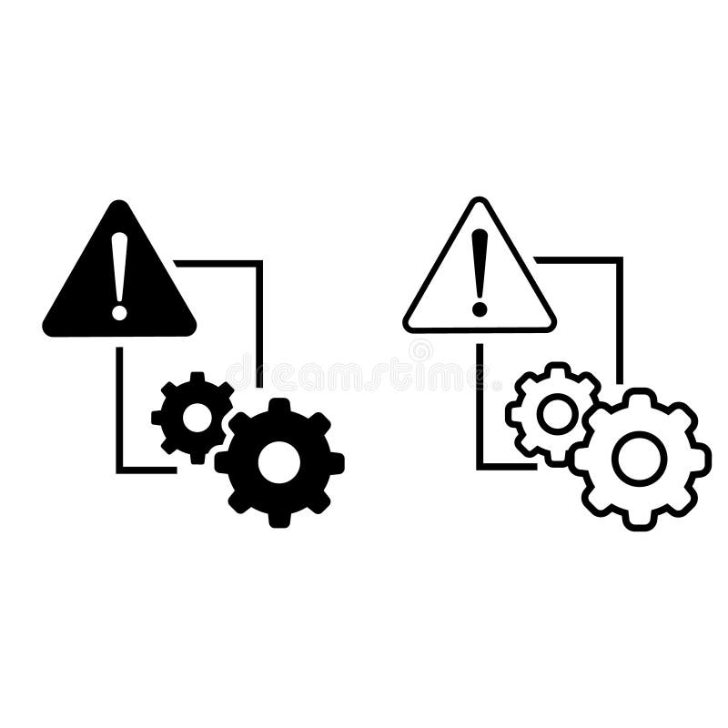 Error Report Icon Vector Set. Fail Illustration Sign Collection. Bug ...