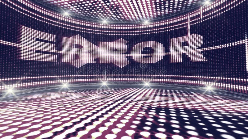 Abstract Crazy Lights Bulb Animation in Room, Rotation, Rendering ...